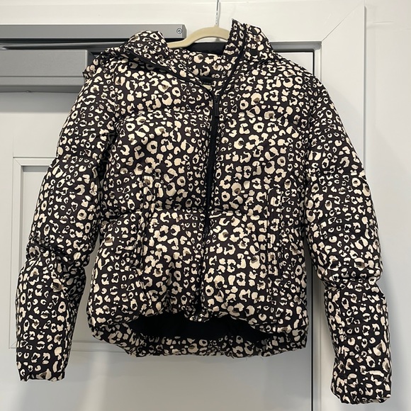 Carbon38 | Jackets & Coats | Carbon 38 Cheetah Pufferski Jacket | Poshmark